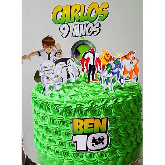 Topo Topper De Bolo Ben 10 Shopee Brasil