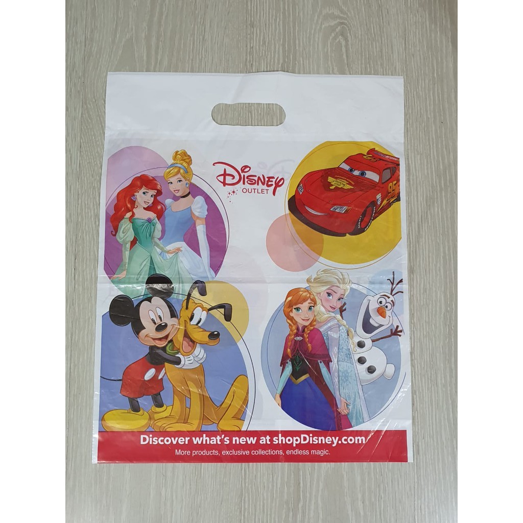 Sacola Disney Store / Disney Outlet. Usada! | Shopee Brasil