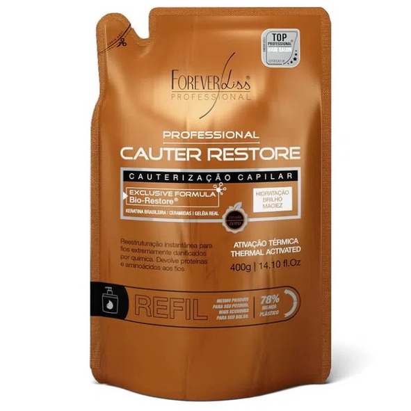 Cauterização Refil Cauter Restore Forever Liss 400g Forever Liss