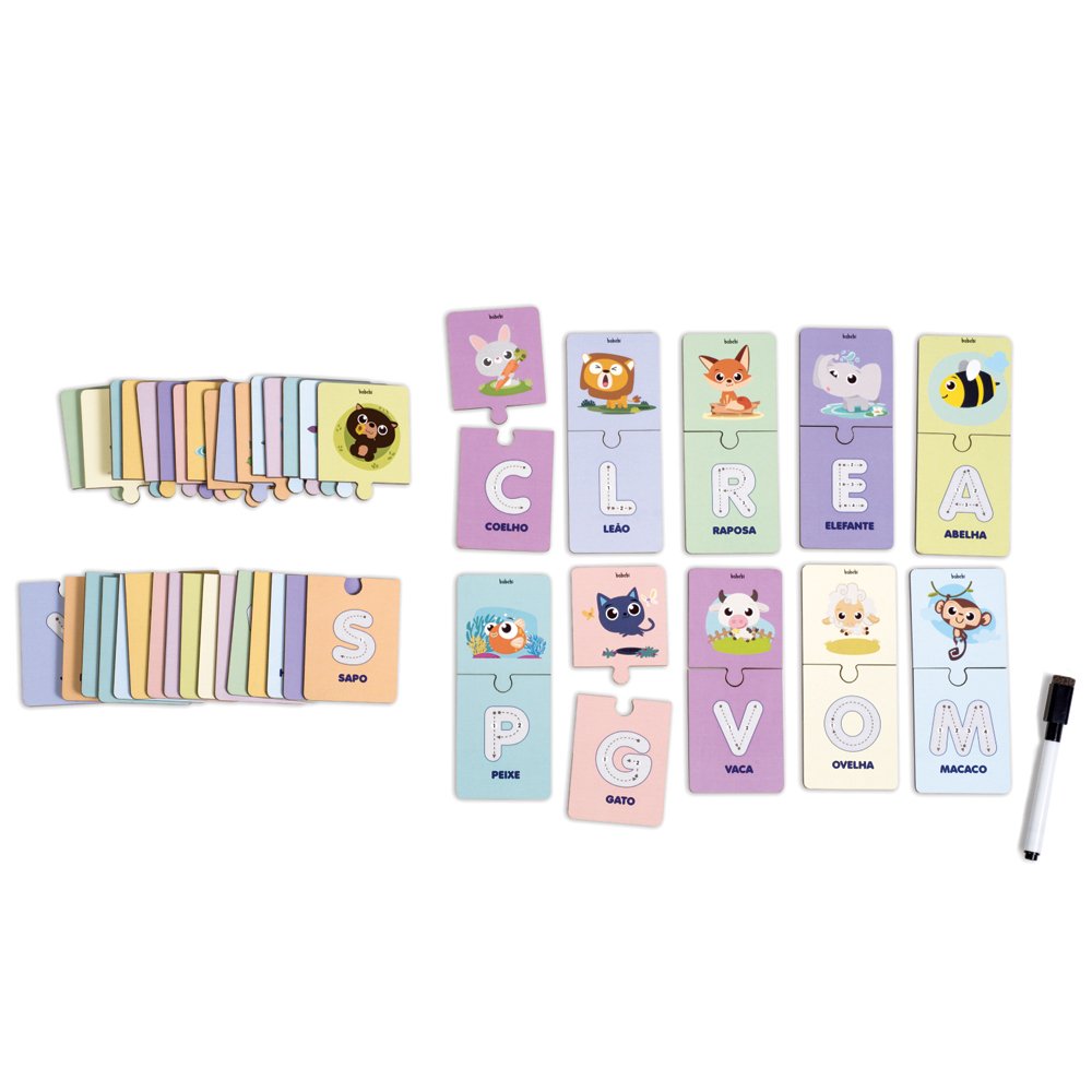 Alfabeto Ilustrado Escreva E Apague - 6047 - Babebi | Shopee Brasil Alfabeto Ilustrado Escreva E Apague - 6047 - Babebi | Shopee Brasil
