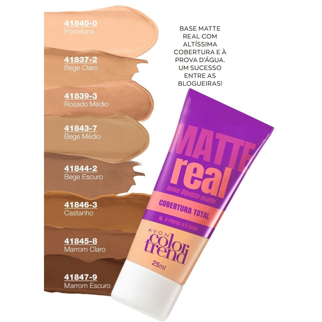 Base Matte Real - Color Trend Avon | Shopee Brasil