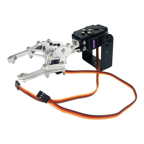 Garra Robótica Em Alumínio + 2 Servos Sg5010 P/ Robótica | Shopee Brasil