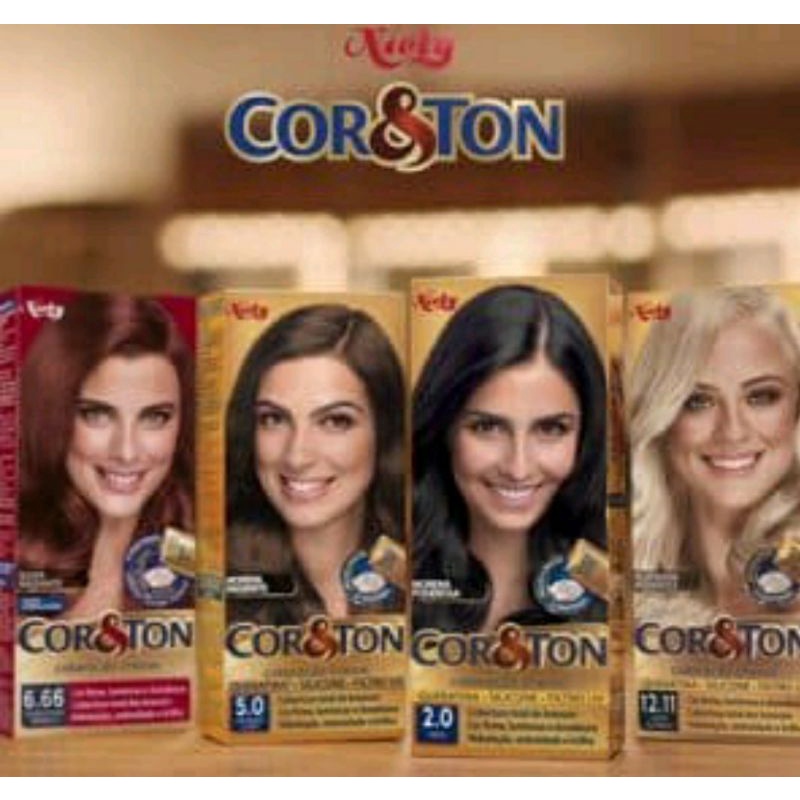 Tinta de cabelo Cor e Ton Cores | Shopee Brasil