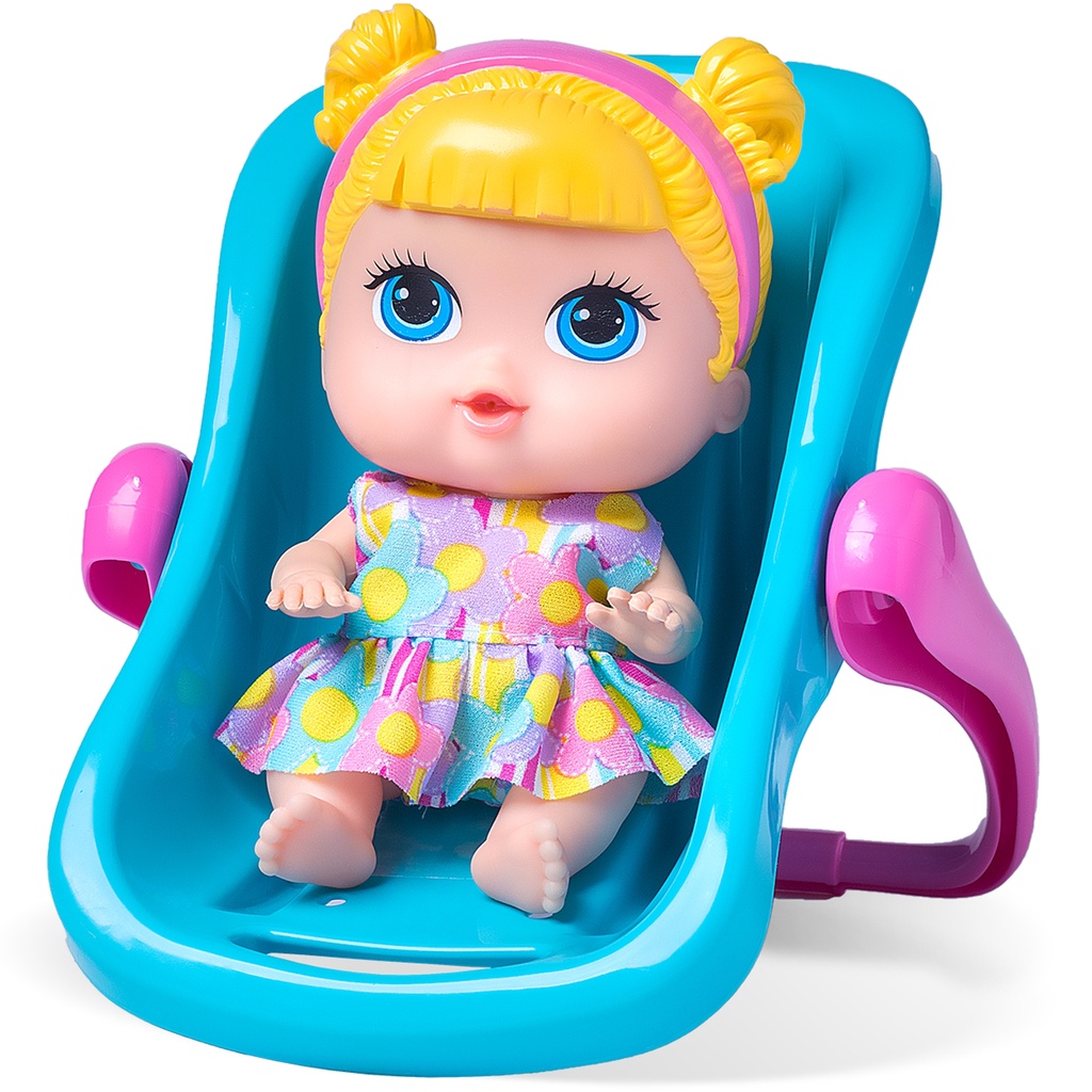 Boneca Babys Collection Mini Com Bebe Conforto Menina - Super Toys ...