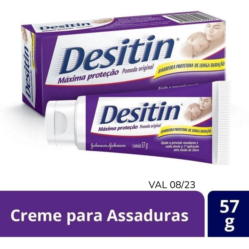 Creme Preventivo de Assaduras Desitin Creamy 57g Shopee Brasil