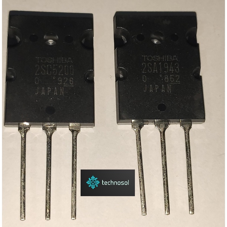 Par Transistor 2SC5200 2SA1943 | Shopee Brasil