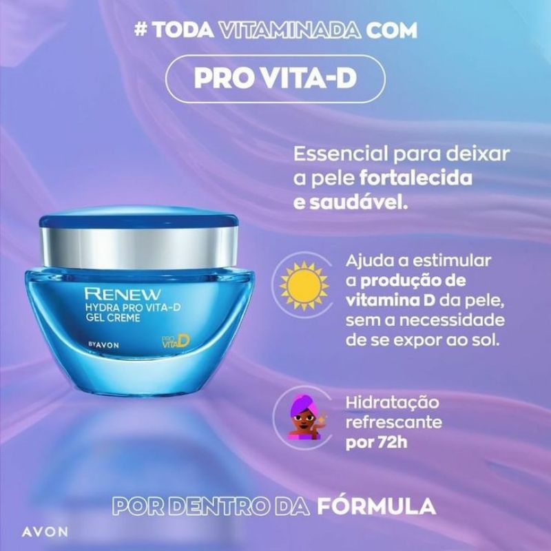 Gel Creme Renew Hydra Pro Vita-D - 50g | Shopee Brasil