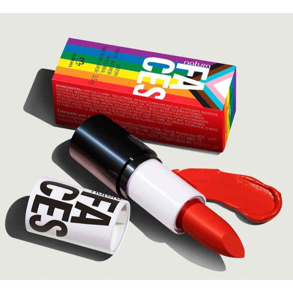 Batom Matte Faces Coleção do Amor 3,5 g - Natura | Shopee Brasil