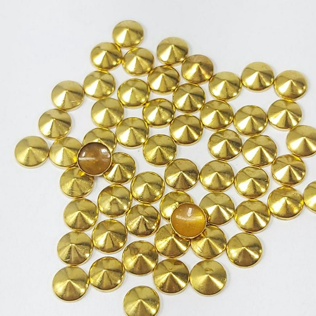 Spike 200 un 5mm termocolante metal Ouro 8568 200 - 315A24 | Shopee Brasil