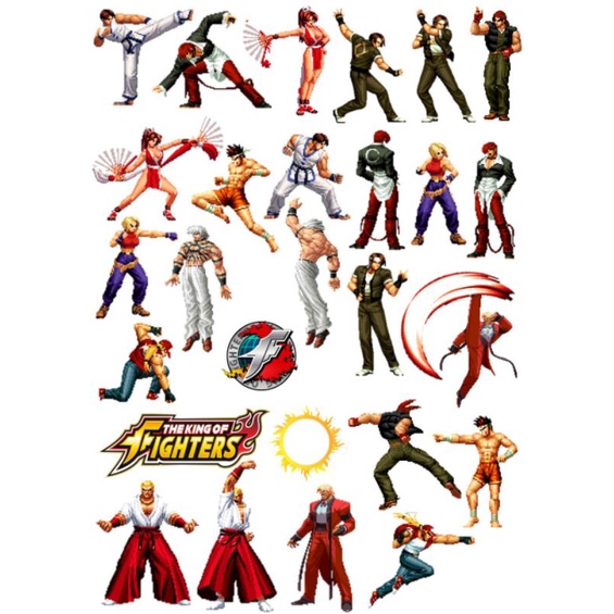 Stickers The king of Fighters Ver01 | Shopee Brasil