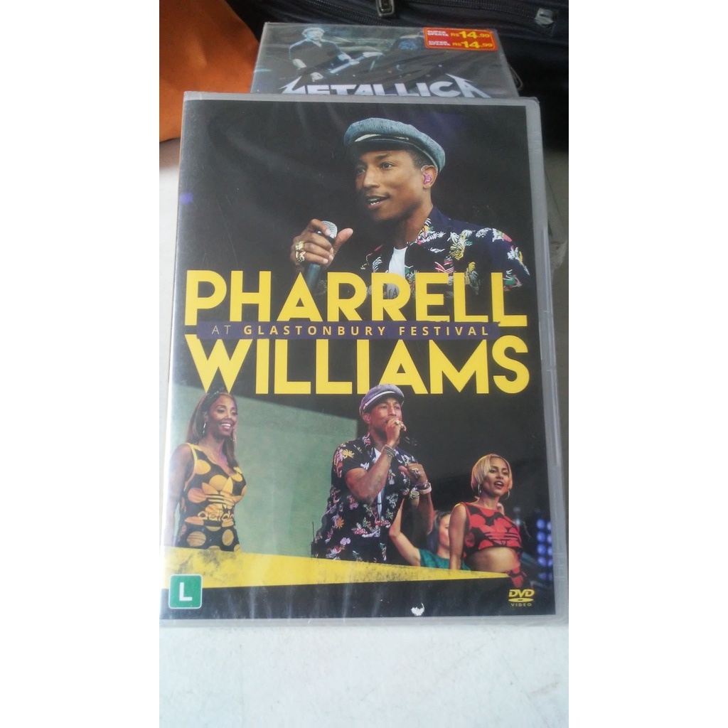 DVD PHARRELL WILLIAMS AT GLASTONBURY FESTIVAL NOVO LACRADO DE FABRICA ...