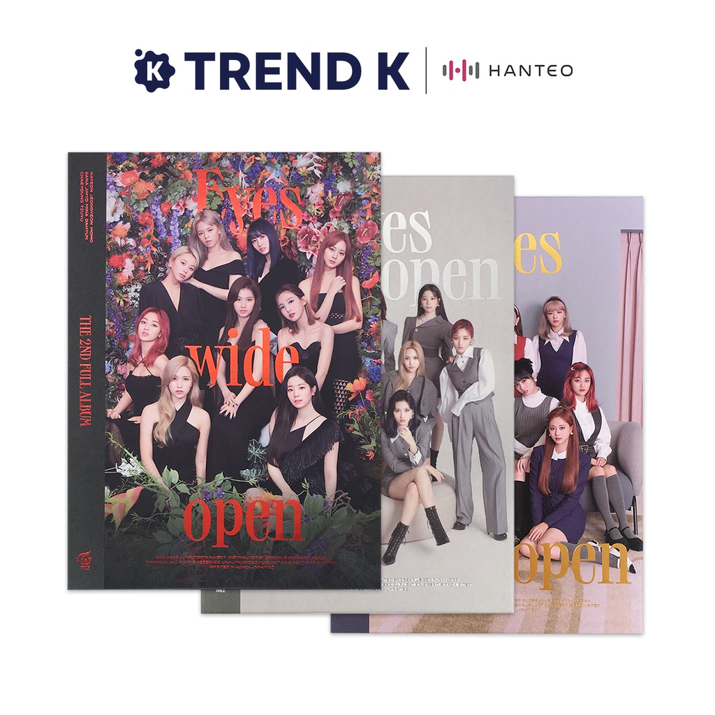 Twice 2nd Full Album [eyes Wide Open] Shopee Brasil