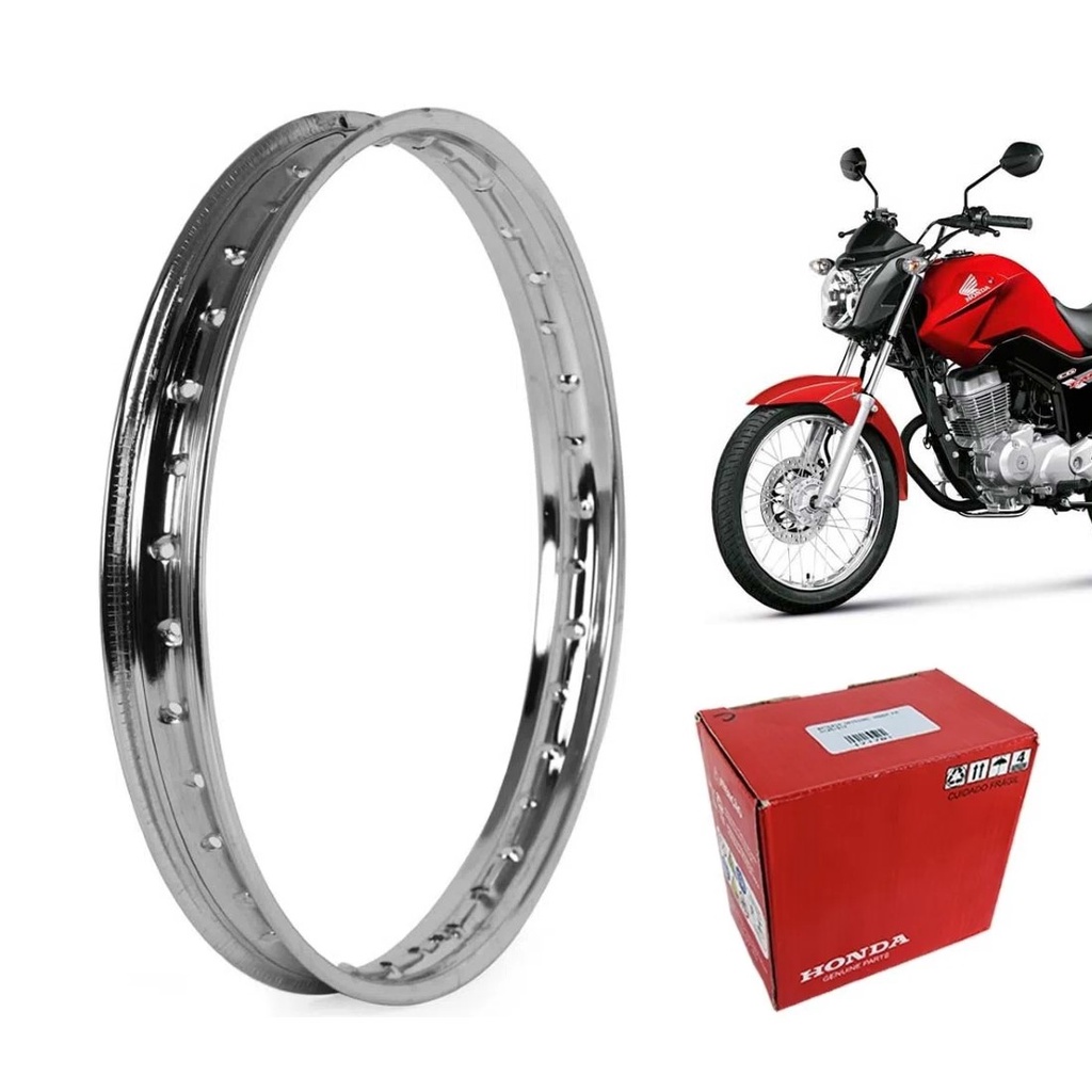 Aro De Roda Traseiro 18 x 185 Original Honda Cg Titan Fan Cargo Start ...