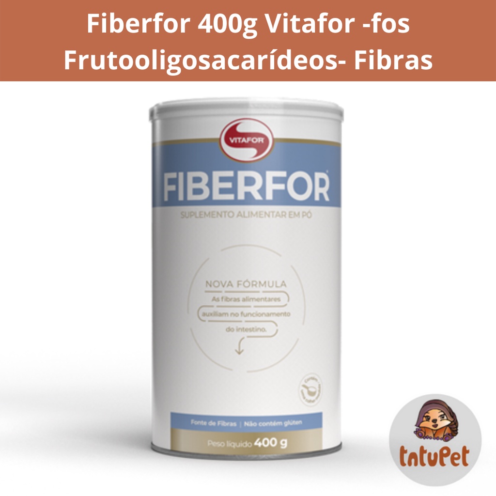 Fiberfor 400g Vitafor -fos Frutooligosacarídeos- Fibras | Shopee Brasil