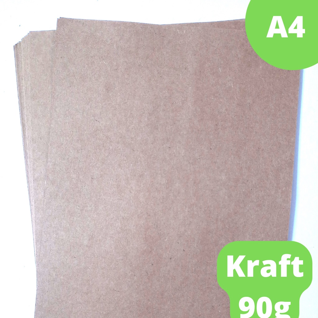 Papel Kraft / 90g / A4 / 30 folhas | Shopee Brasil
