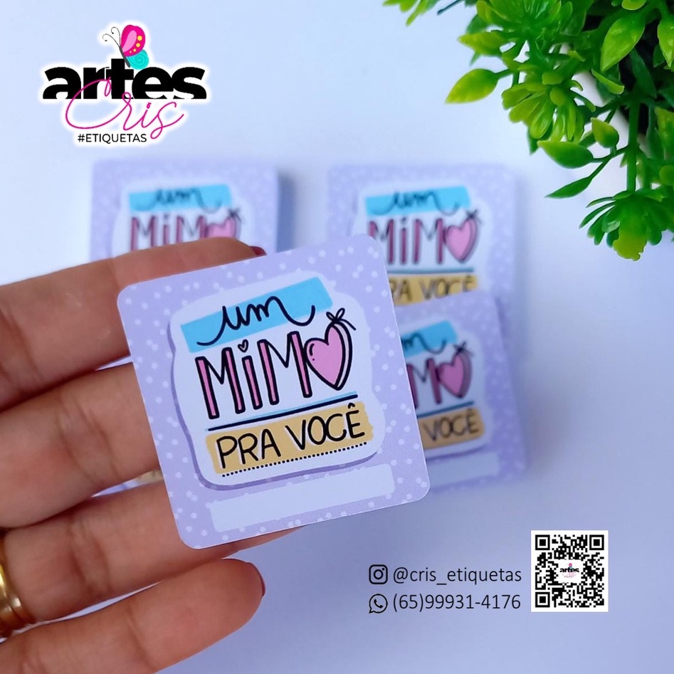 50 Mini Tag " Um mimo pra você" | Shopee Brasil