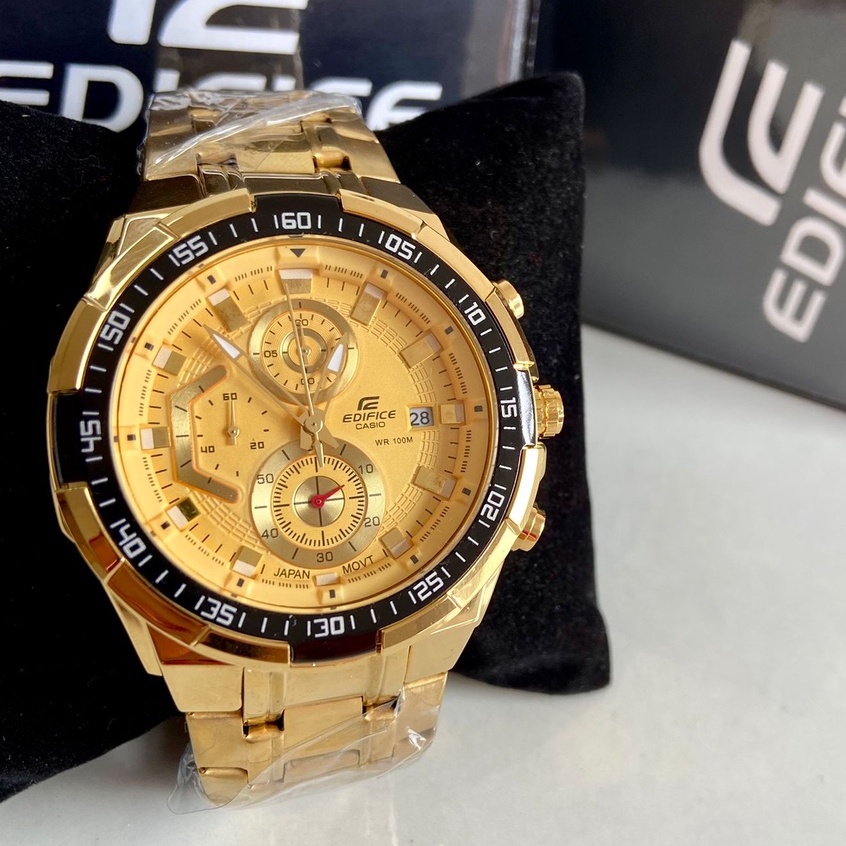 Relógio Casio Edifice 100 % Funcional - A Prova D'água | Shopee Brasil