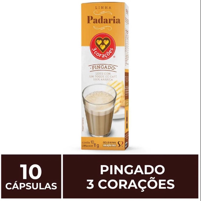 Cápsulas Três Corações Pingado - Caixa | Shopee Brasil