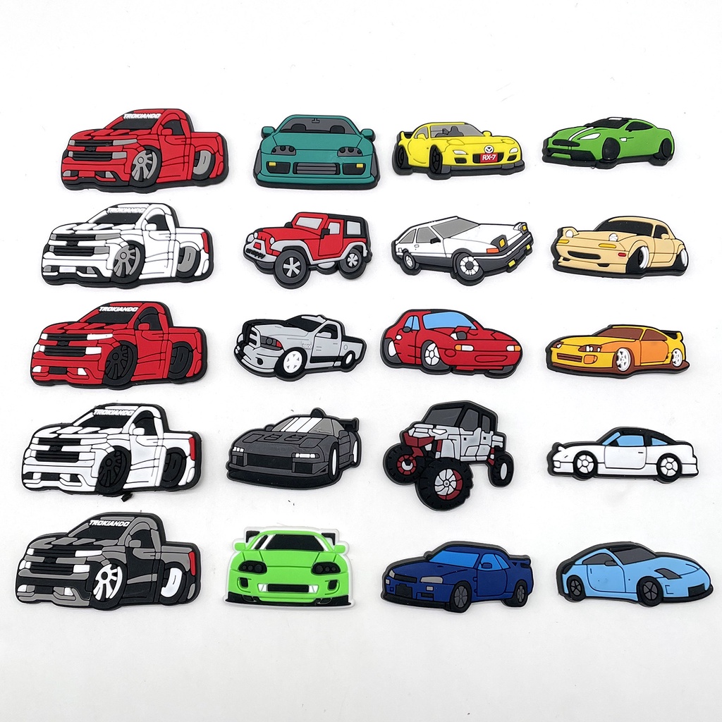 Desenhos Animados Jeep Crocks Jibbitz Coleção De Carro Croc Pino Crocs ...