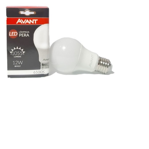 Lâmpada Led Bulbo 12w 6500k Bivolt Avant Certificada Inmetro Selo ...