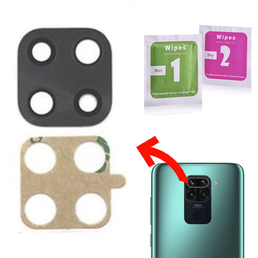 Lente Vidro Camera Traseira Xiaomi Redmi Note 9s Note 9 Vidrinho