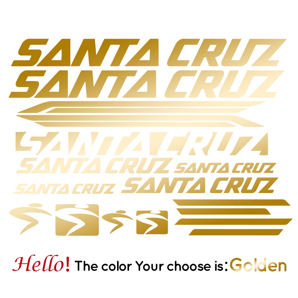 Adesivo SANTA CRUZ Decal Para Mountain Bike/Road | Shopee Brasil