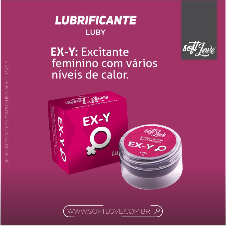 POMADA EX-Y Marca: SOFT LOVE | Shopee Brasil