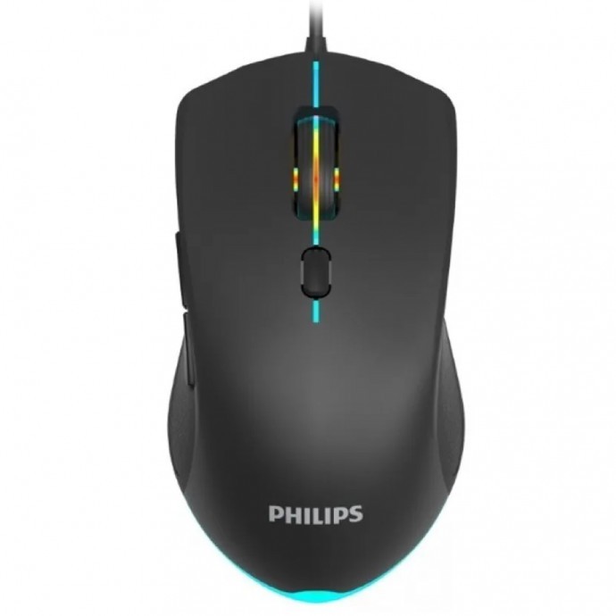Mouse Gamer Philips 6 Botões G404 SPK9404 2400 Dpi Led Rgb Free Fire ...