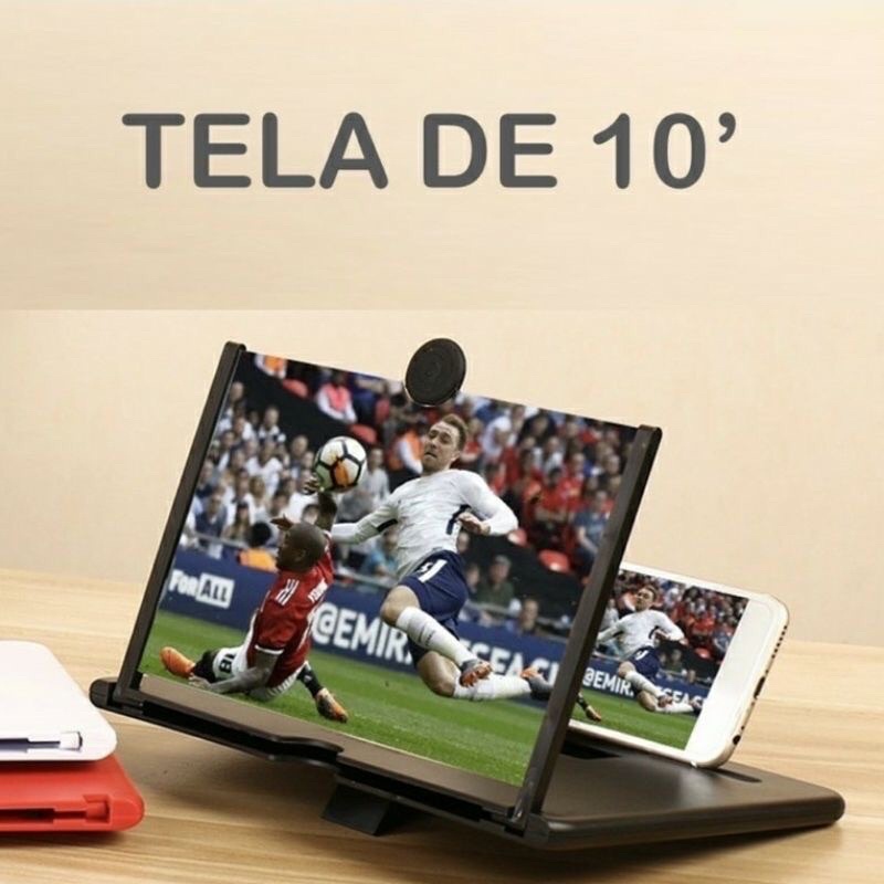 Tela Lupa Ampliadora 3d Leitura e Celular 10 Polegadas ou 12 Polegadas ...