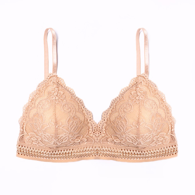 Kit 1 3 Sutiã De Renda Com Bojo Estilo Francês Sem Costura ，sexy Sutiã