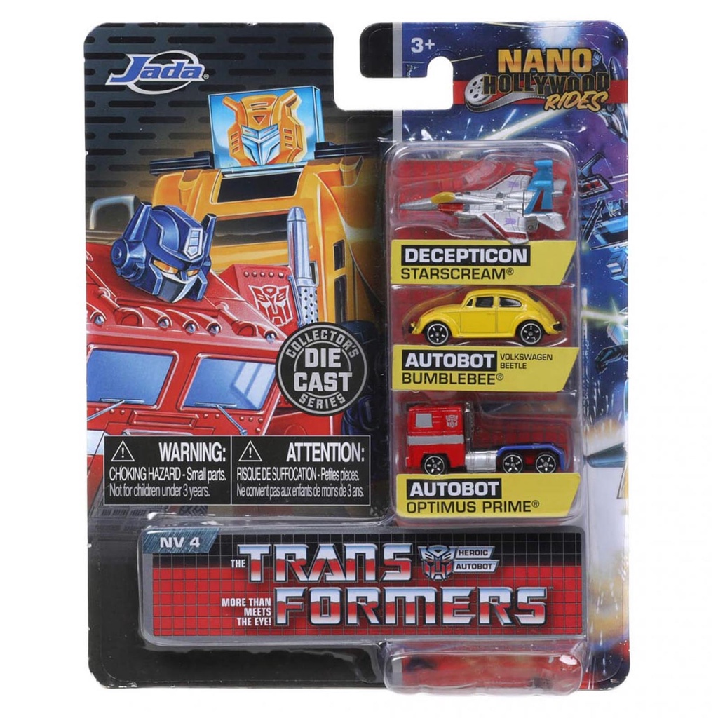 Miniatura - 1.65pol - Transformers - Nano Hollywood Rides - Jada Toys ...
