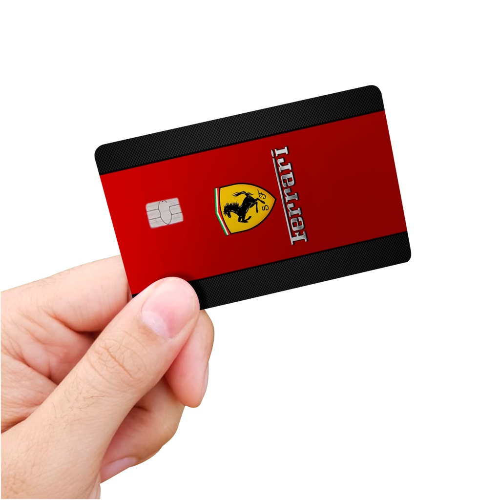 Adesivo Para Cartão Carro Ferrari Skin Card | Shopee Brasil