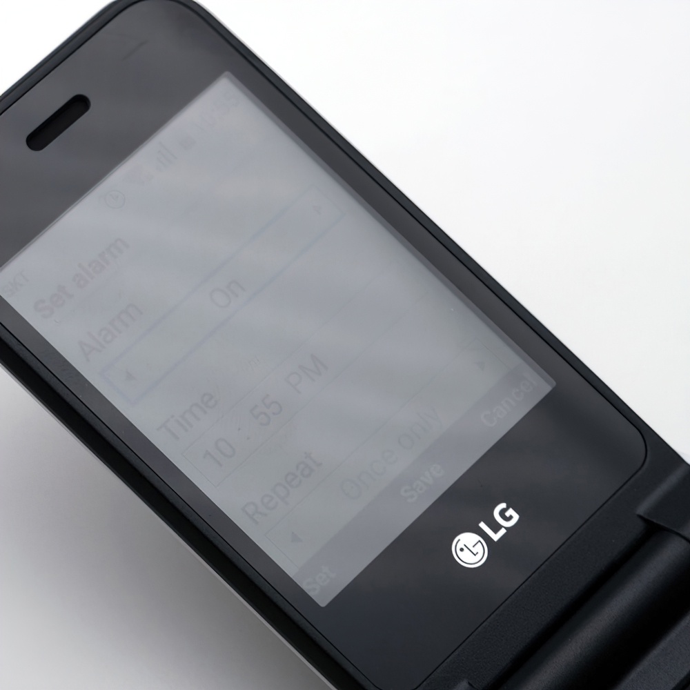 Telefone Celular Barato Marca Nova Original LG Y120 Folder 2 Dual SIM Flip Tela Dupla | Shopee ...