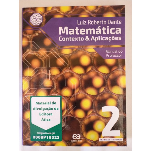 matemática contexto & aplicações Volume 2 Manual do professor | Shopee ...