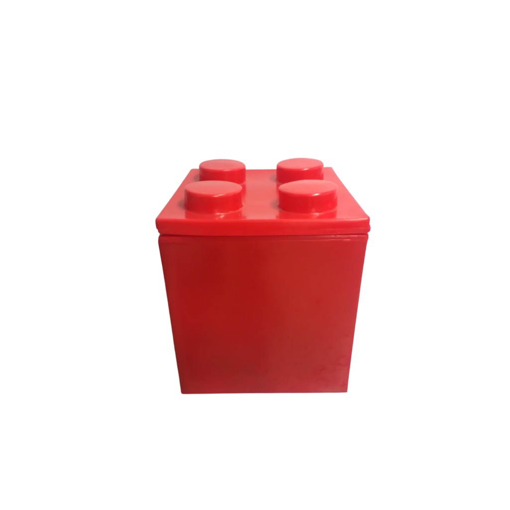 Cubo Lego Bloco Colorido Monta Monta Organizador-Decoração e ...