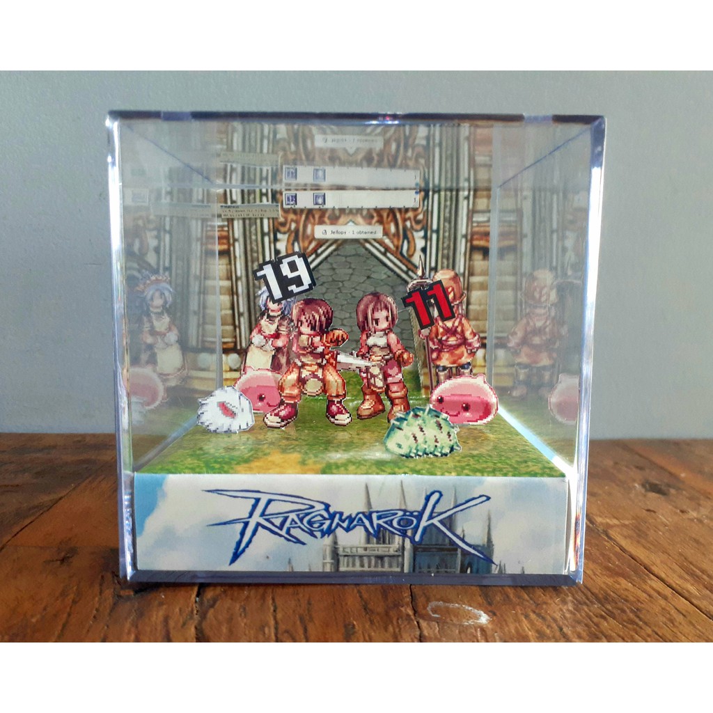Ragnarok Online - GeekRama diorama papercraft - quadro 3d - shadowbox ...
