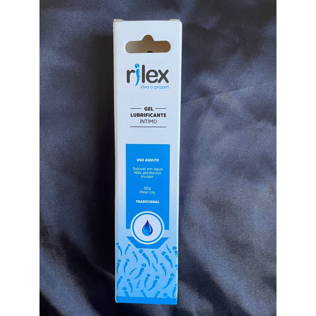 Gel lubrificante íntimo Tradicional 50g Rilex | Shopee Brasil