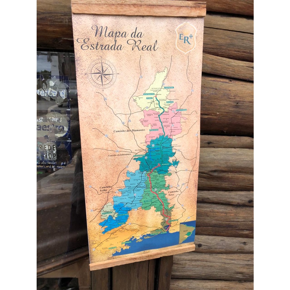 Mapa Estrada Real | Shopee Brasil
