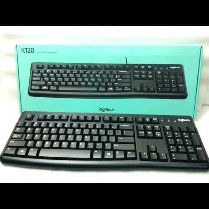 Teclado Usb Logitech K120. K 120. K-120 - Logitech Log K120 Teclado | Shopee Brasil