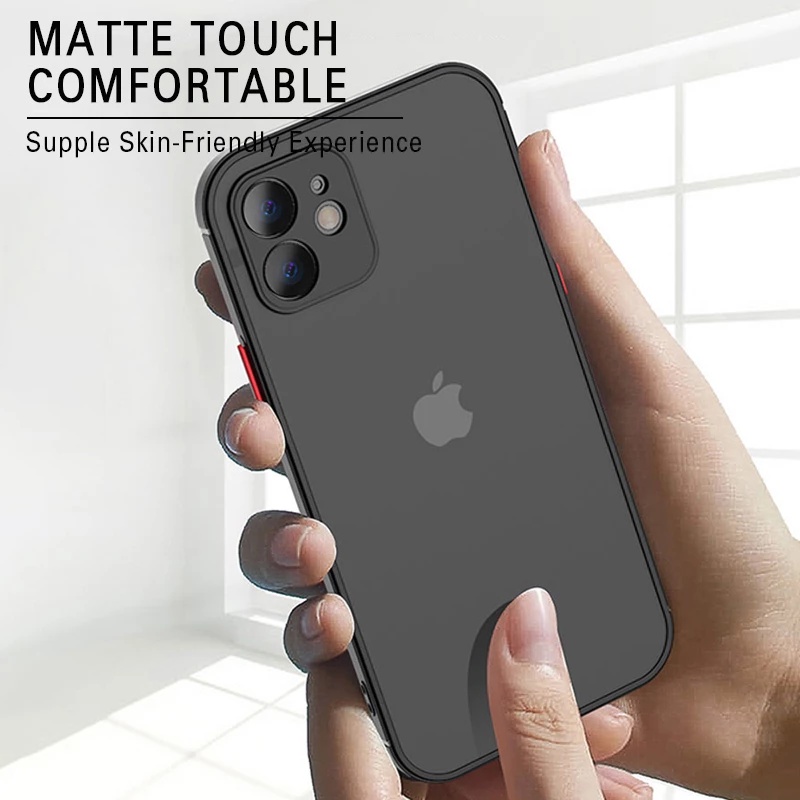 Capa Capinha translucida Transparente Fosca Anti-Impacto Para Iphone 11 ... Capa Capinha translucida Transparente Fosca Anti-Impacto Para Iphone 11 ...