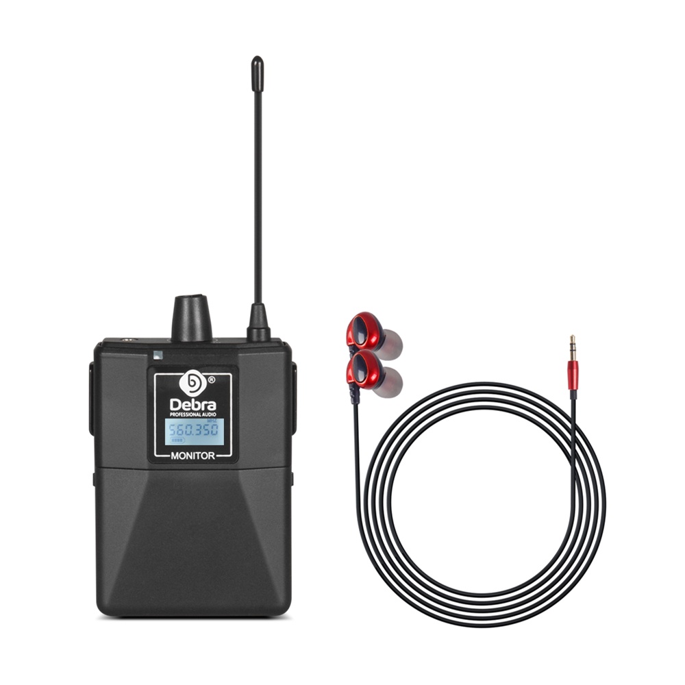 Debra ER-202/ER-102 Receptor Sistema Profissional UHF Wireless In Ear ...