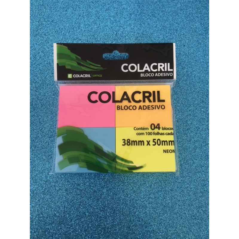 Bloco Adesivo Colacril | Shopee Brasil