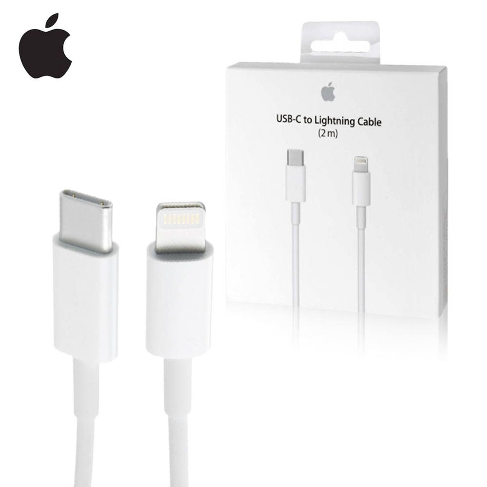 Cabo Original Alpple 2m 1m Usb-C Para Cabo Lightning 18w Usb-C Lightning Para Iphone Ipad ...