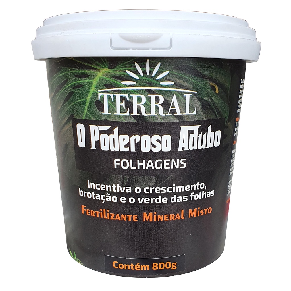 O Poderoso Adubo Folhagens 800g - Terral | Shopee Brasil