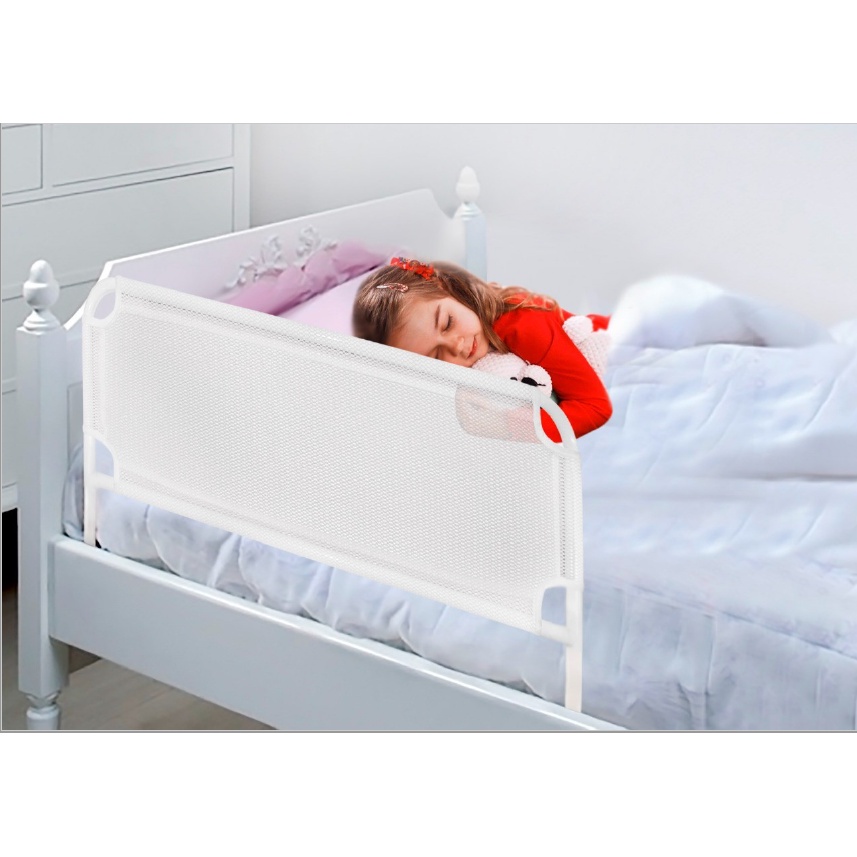 Grade De Cama Com Tela de Proteção Para Crianças e Idosos Cama Normal ...