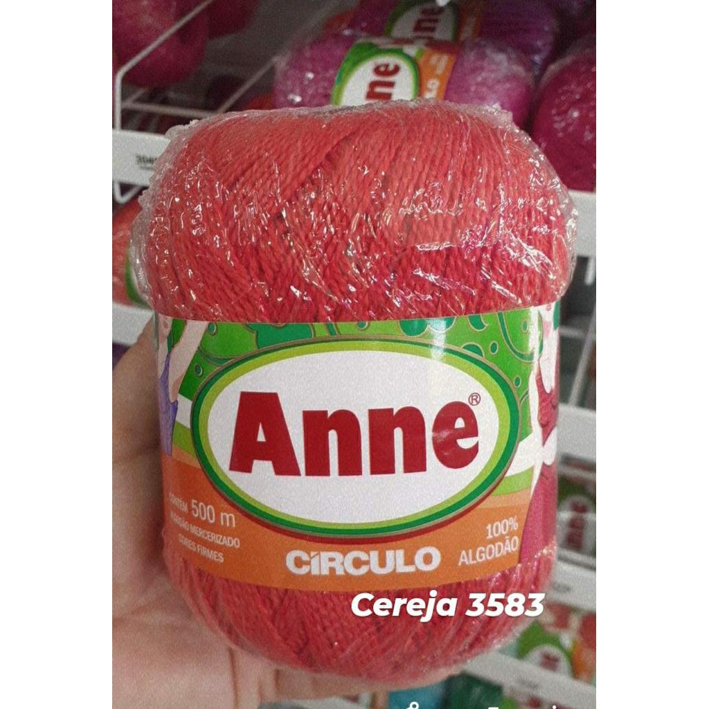 LINHA ANNE CIRCULO DIVERSAS CORES/ 500 METROS | Shopee Brasil