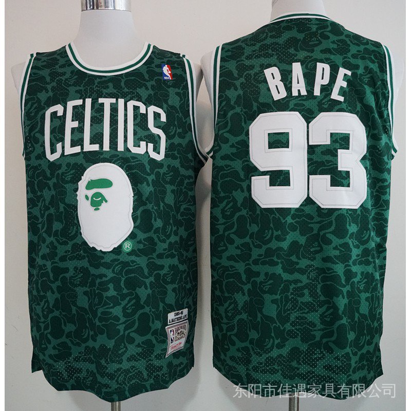Camisa vuTI N-BA Boston Celtics No . 93 BAPE | Shopee Brasil