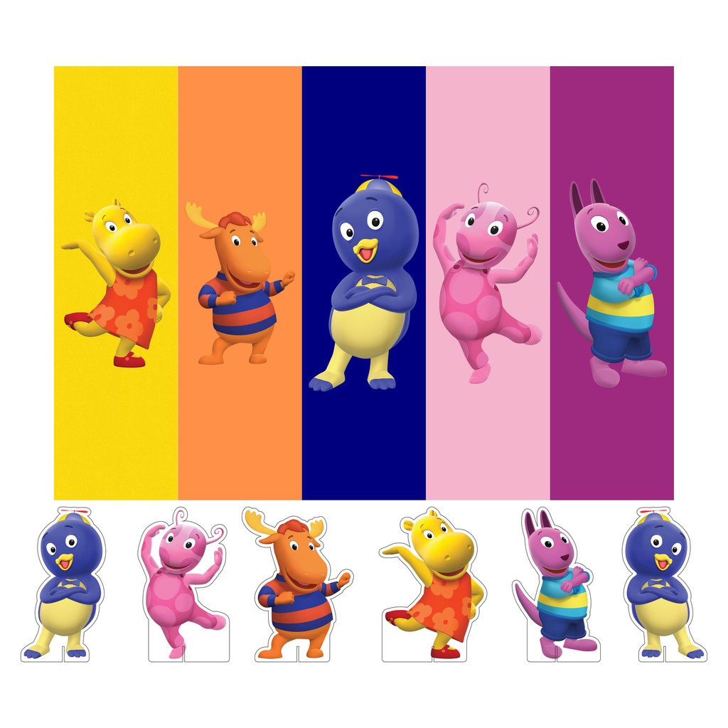 Kit Display De Mesa + Painel Festa Infantil Os Backyardigans | Shopee ...