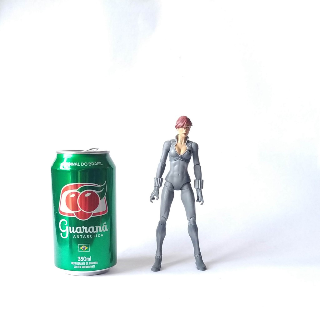 Viúva Negra (roupa cinza) | Shopee Brasil