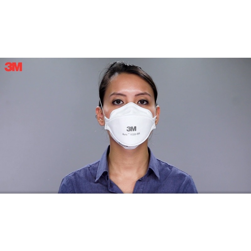 Respirador máscara 3M 9320 Aura PFF2 N95 Original | Shopee Brasil